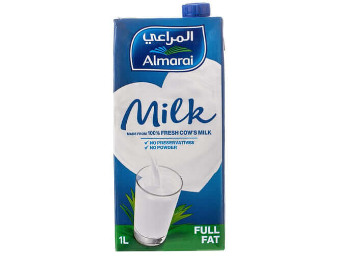 Almarai Full Fat Milk 1L: Freshness and Nutrients!